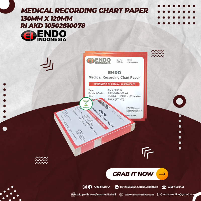 ECG Paper - Endo Medical Recording Char Paper - AMS MEDIKA