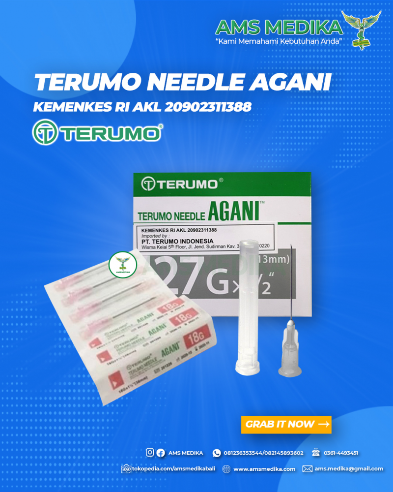 Terumo Needle Agani - AMS MEDIKA