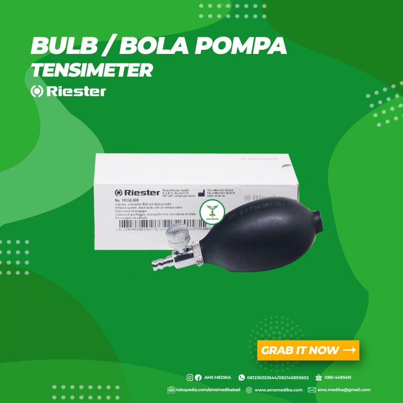 Bola / Pompa / Bulb Tensimeter Riester - AMS MEDIKA