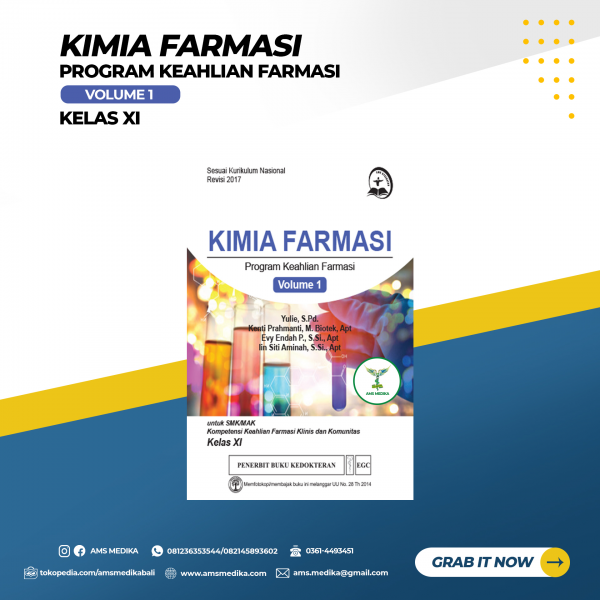 Kimia Farmasi Kelas XI, Volume 1 - AMS MEDIKA