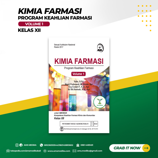 Kimia Farmasi Kelas XII, Volume 1 - AMS MEDIKA