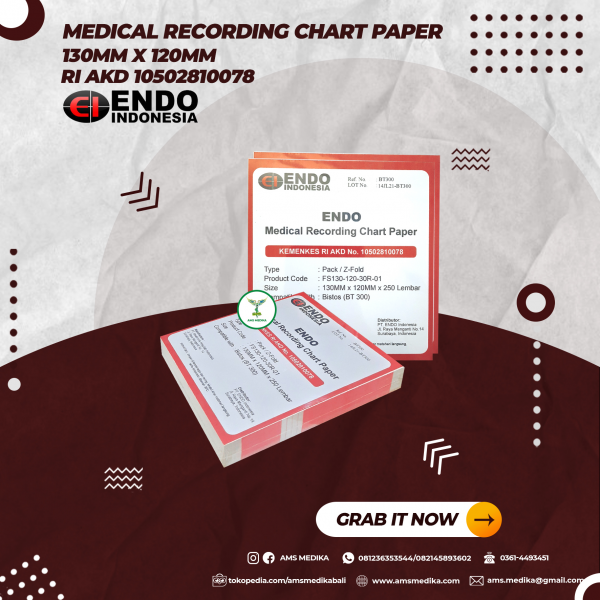 ECG Paper - Endo Medical Recording Char Paper - AMS MEDIKA
