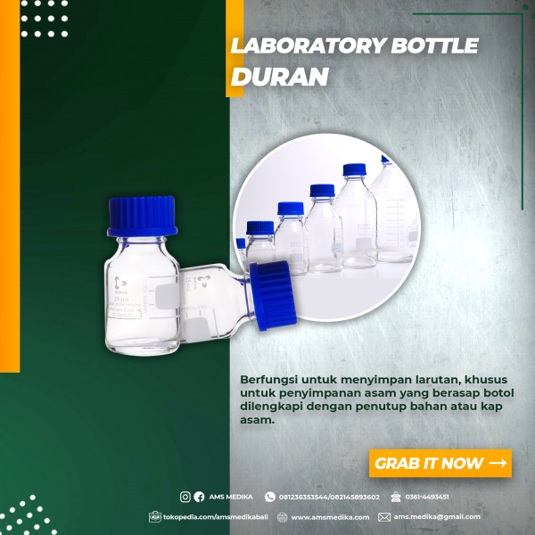 Botol Duran Laboratorium - AMS MEDIKA