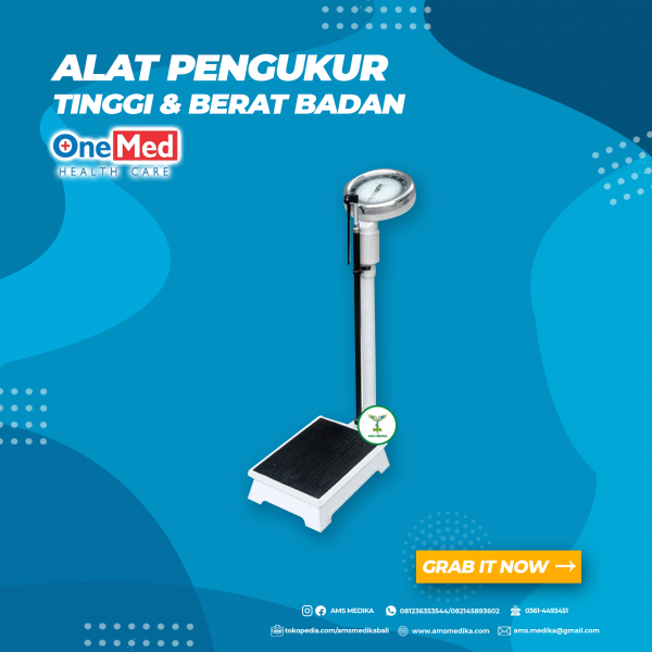 Pengukur Tinggi dan Berat Badan Onemed - AMS MEDIKA