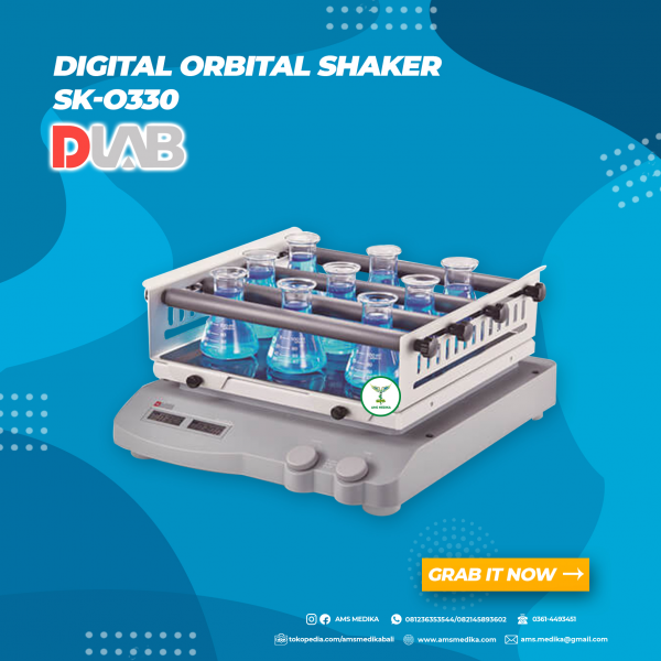 Digital Orbital Shaker SK-0330 D-LAB - AMS MEDIKA
