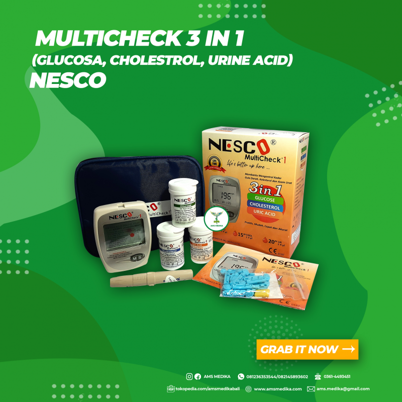 Multicheck 3 in 1 Nesco - AMS MEDIKA