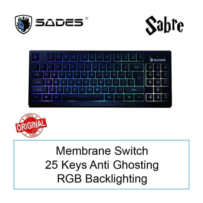 Sades Sabre TKL RGB Gaming Keyboard - BinAman