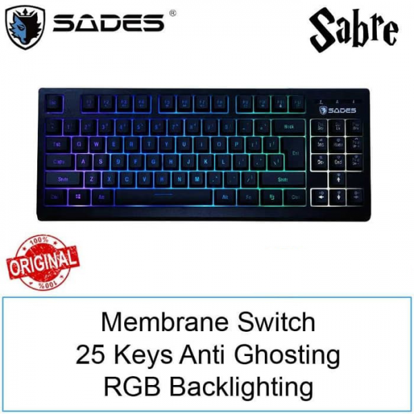 Sades Sabre TKL RGB Gaming Keyboard - BinAman