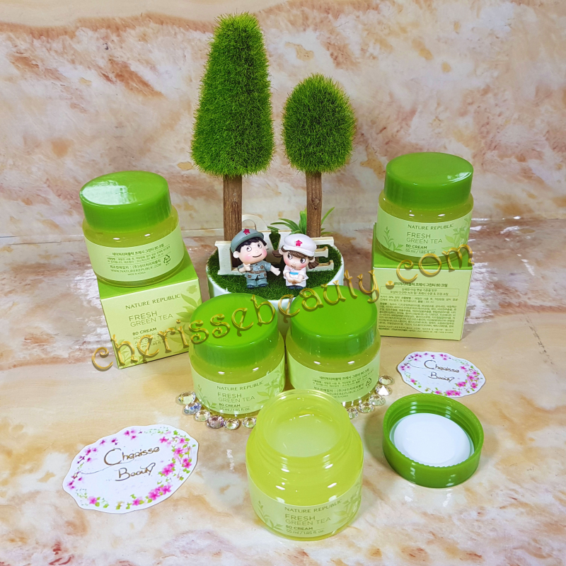 Cherisse Beauty - [Nature Republic] Fresh Green Tea 80 Cream
