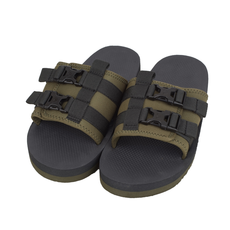 Kalibre Sandal Slop Ridge Black-Army 960063 - KALIBRE