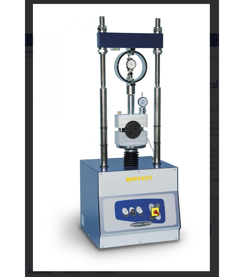 MARSHALL MECHANICAL MACHINE - PT Mora Anugerah Berkat