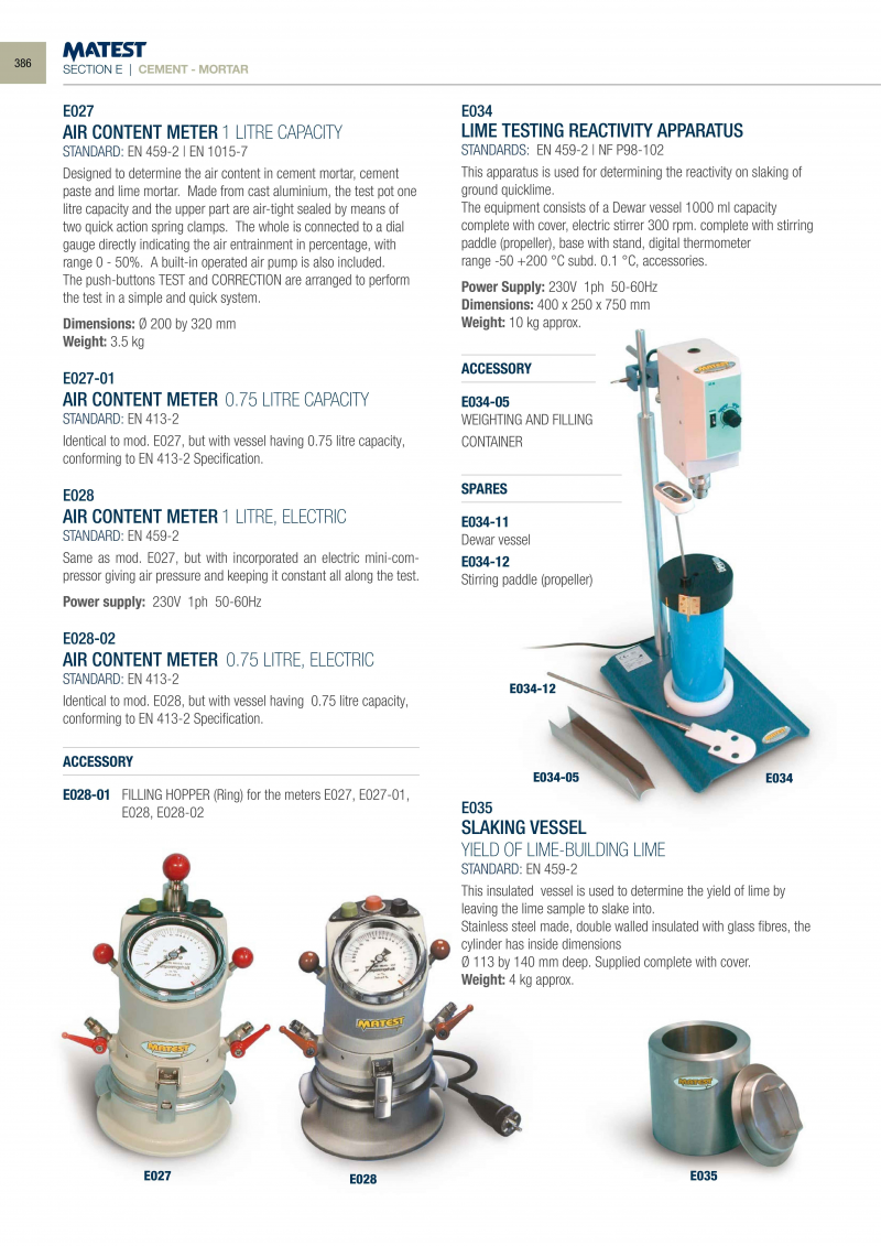 MATEST - Air Content Meter - PT Mora Anugerah Berkat