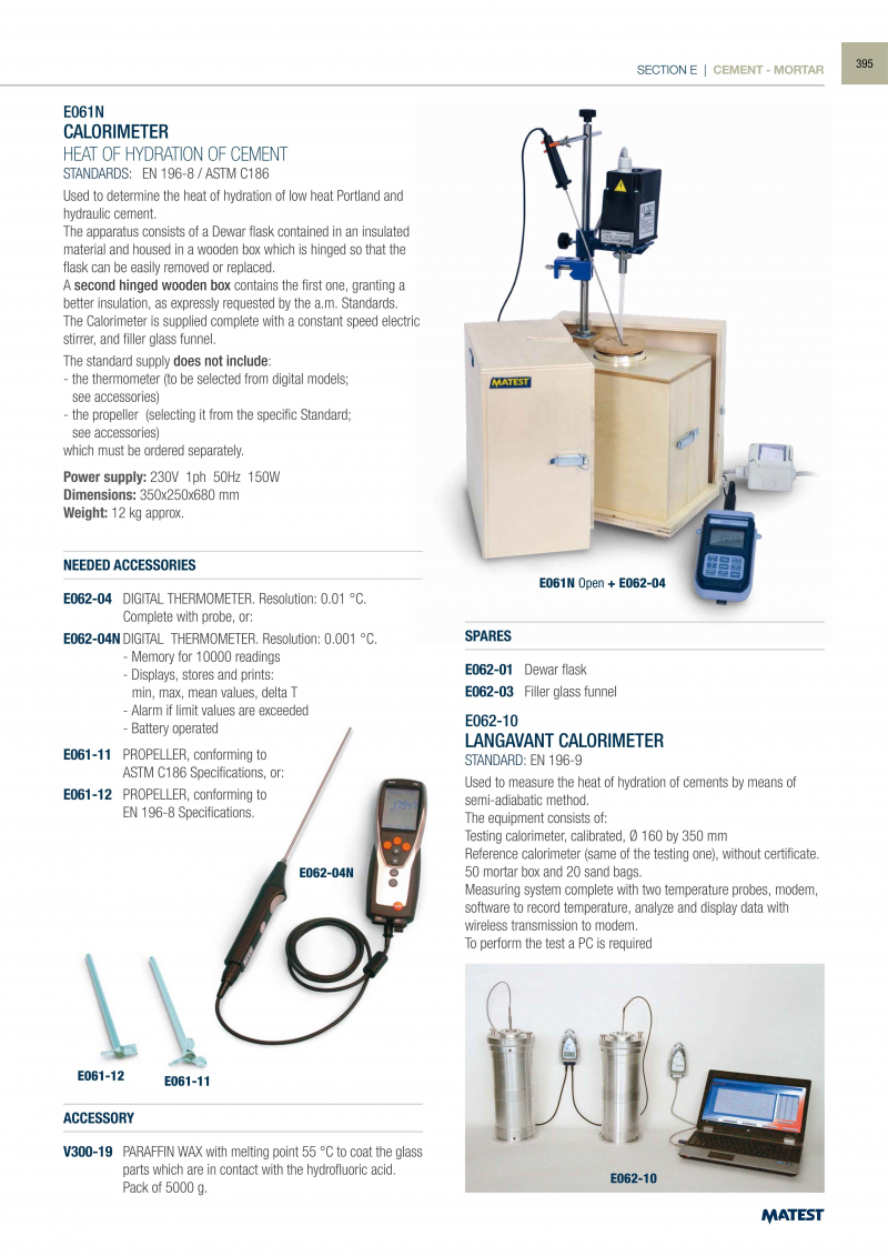 MATEST - Calorimeter & Langavan Calorimeter - PT Mora Anugerah Berkat