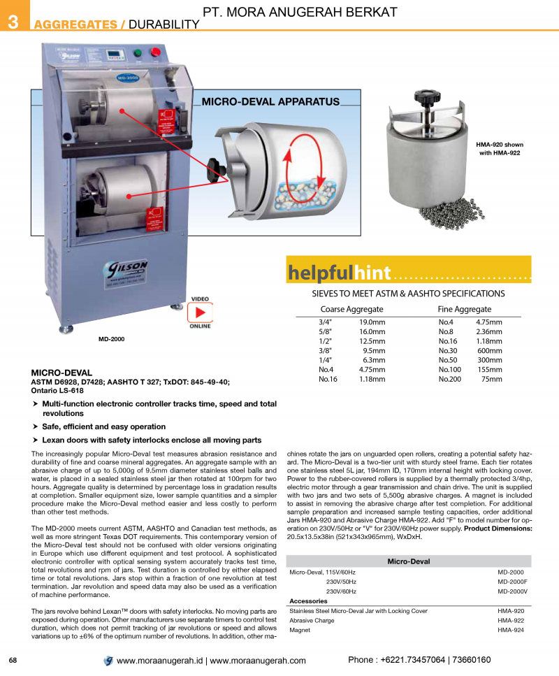 MICRO-DEVAL - PT Mora Anugerah Berkat