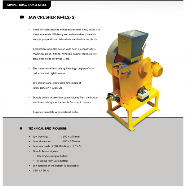 MINING COAL TESTING EQUIPMENT - PT Mora Anugerah Berkat