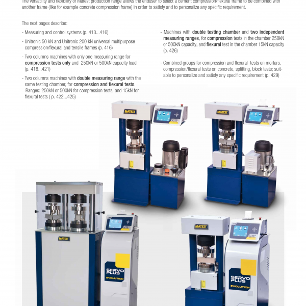 MATEST - COMPRESSION FLEXURAL TESTING MACHINE MORTAR - PT Mora Anugerah ...