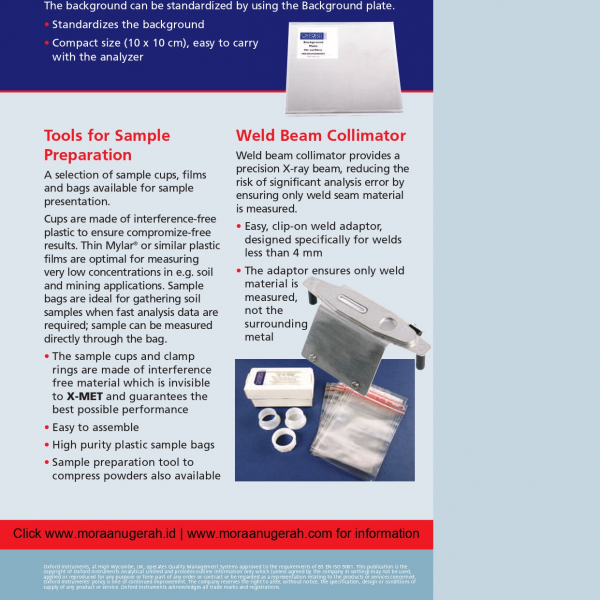 X-Ray Fluorescence (XRF) X-MET - PT Mora Anugerah Berkat