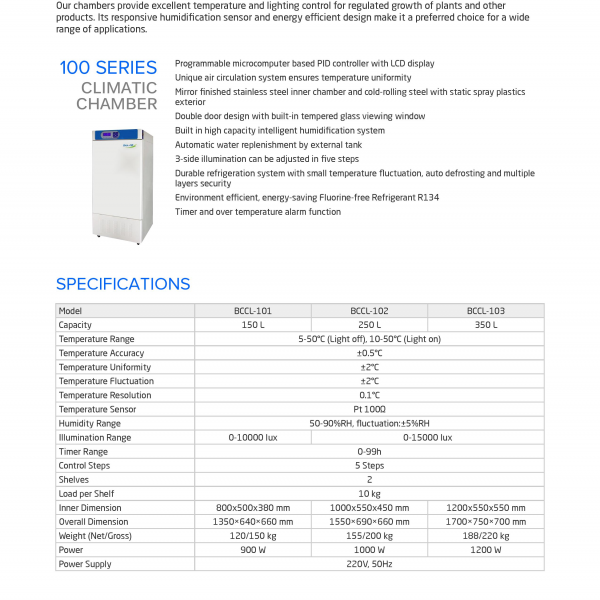 BIOLAB Climatic Chamber - PT Mora Anugerah Berkat