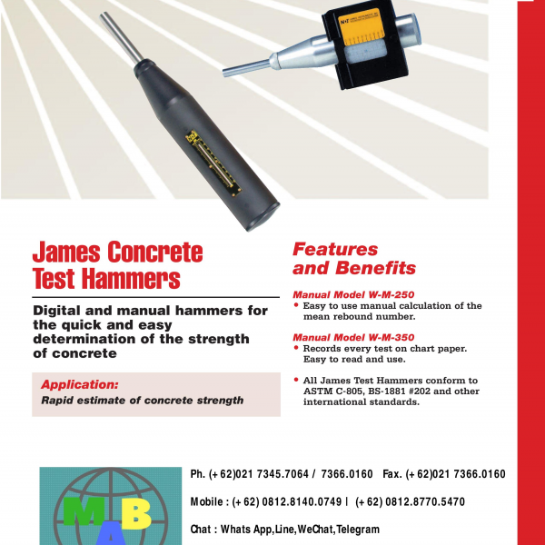 Digital/Manual Rebound Hammer Test - PT Mora Anugerah Berkat
