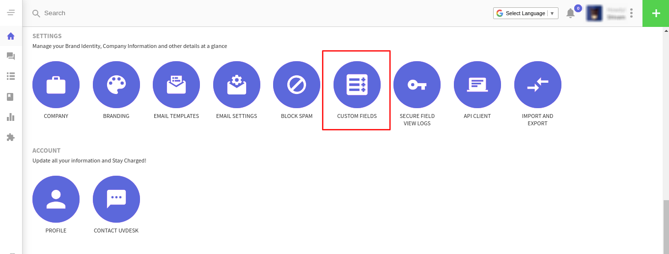 UVdesk - Create Custom Fields to suit your requirements