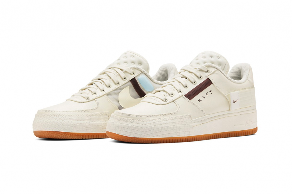 Nike AF1-Type Hadir Dalam Rona Tanah, Multi-Material