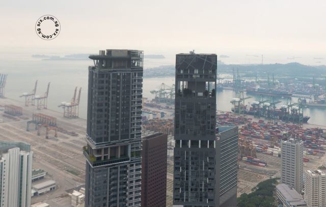 Wallich Residence At Tanjong Pagar Centre Drone and Condo Details ...