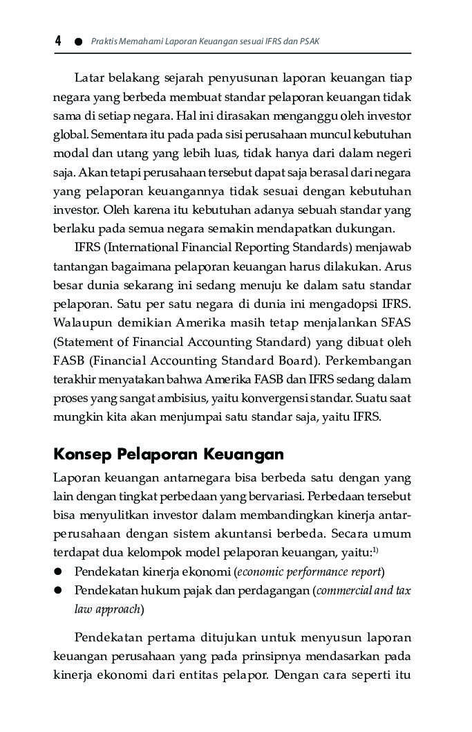 Jual Buku Praktis Memahami Laporan Keuangan Sesuai Dengan IFRS & PSAK oleh Toto Prihadi ...