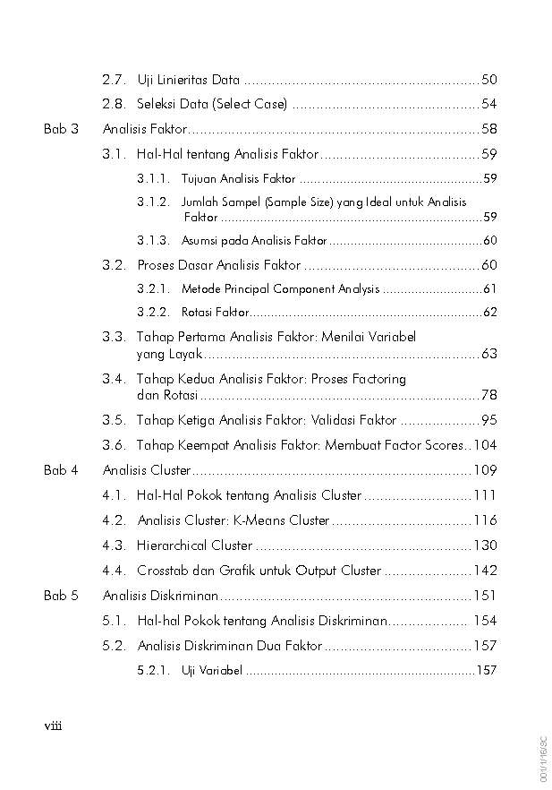 Jual Buku Statistik Multivariat Dengan SPSS oleh Singgih Santoso ...