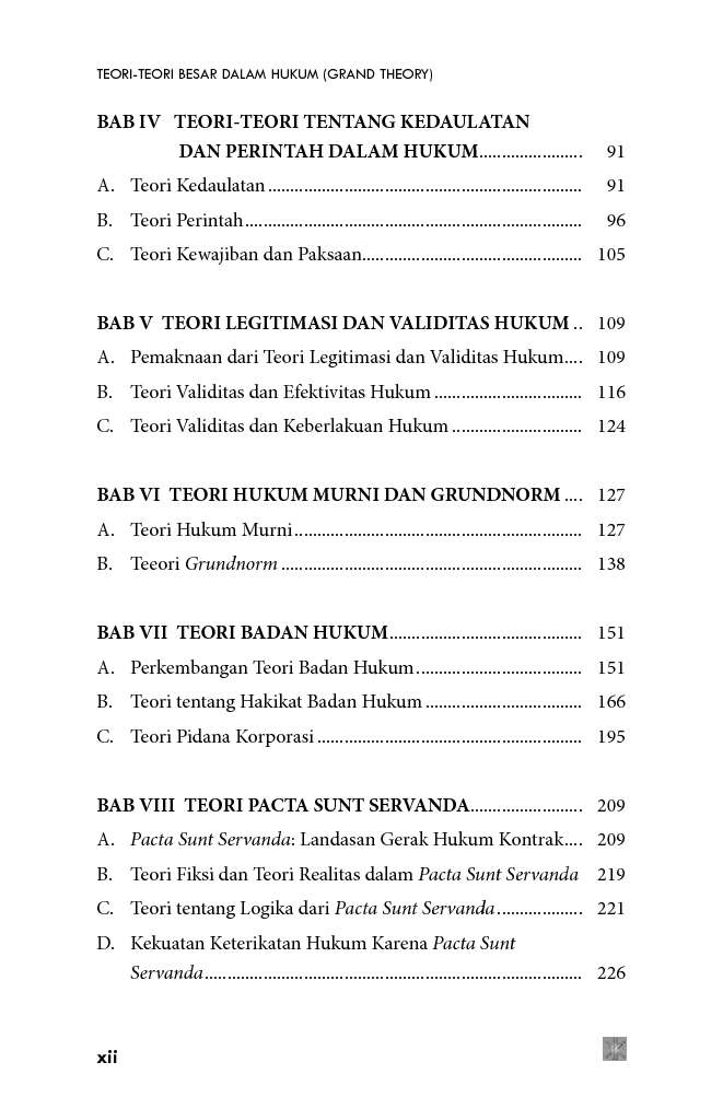 Jual Buku Teori-teori Besar (Grand Theory) Dalam Hukum oleh Dr. Munir ...