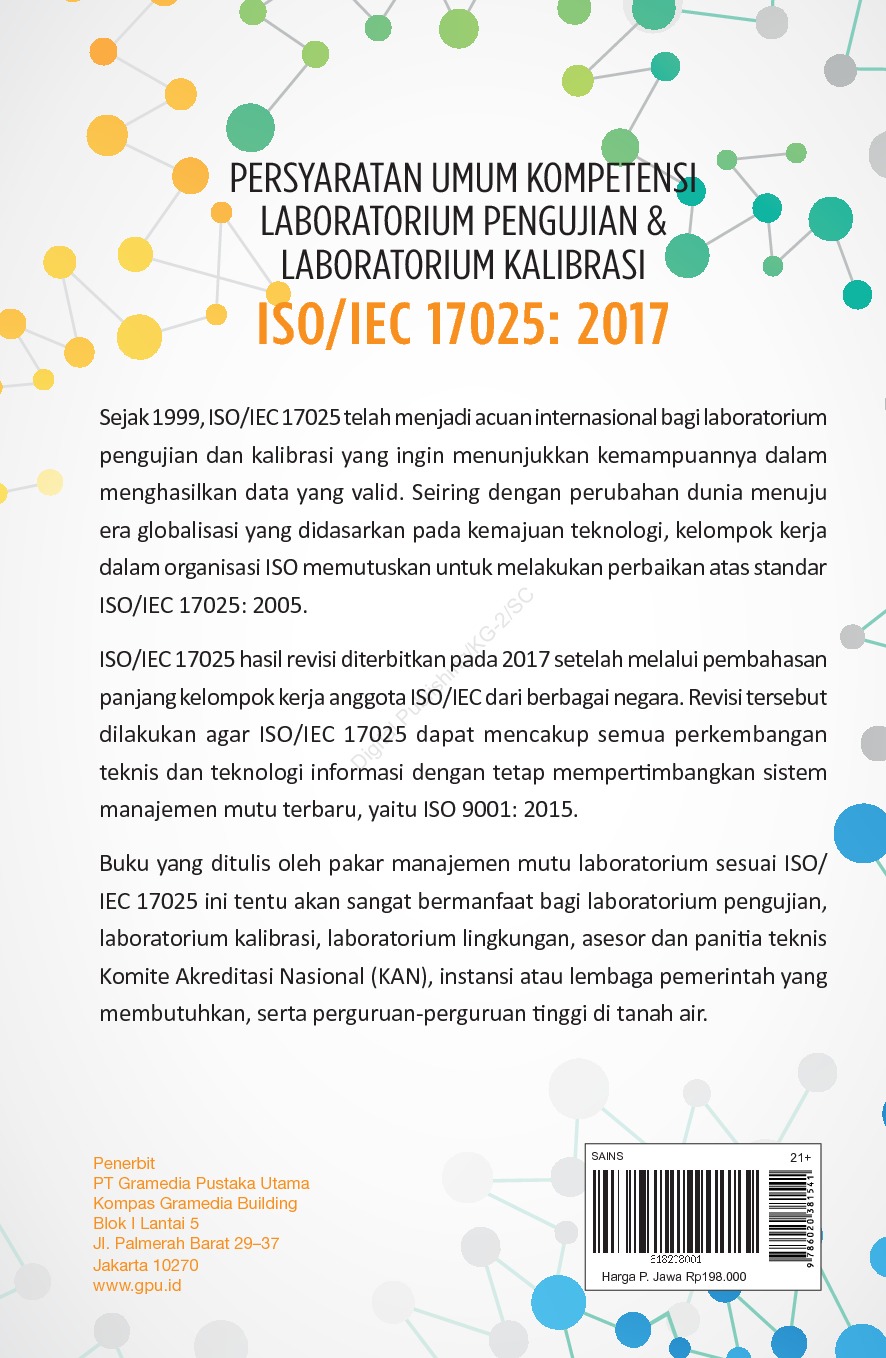 Persyaratan Umum Kompetensi Laboratorium Pengujian & Laboratorium Kalibrasi ISO/IEC 17025: 2017 ...