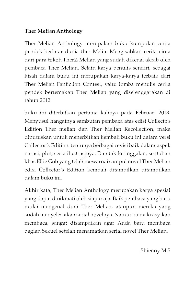 home buku ther melian anthology collector s edition