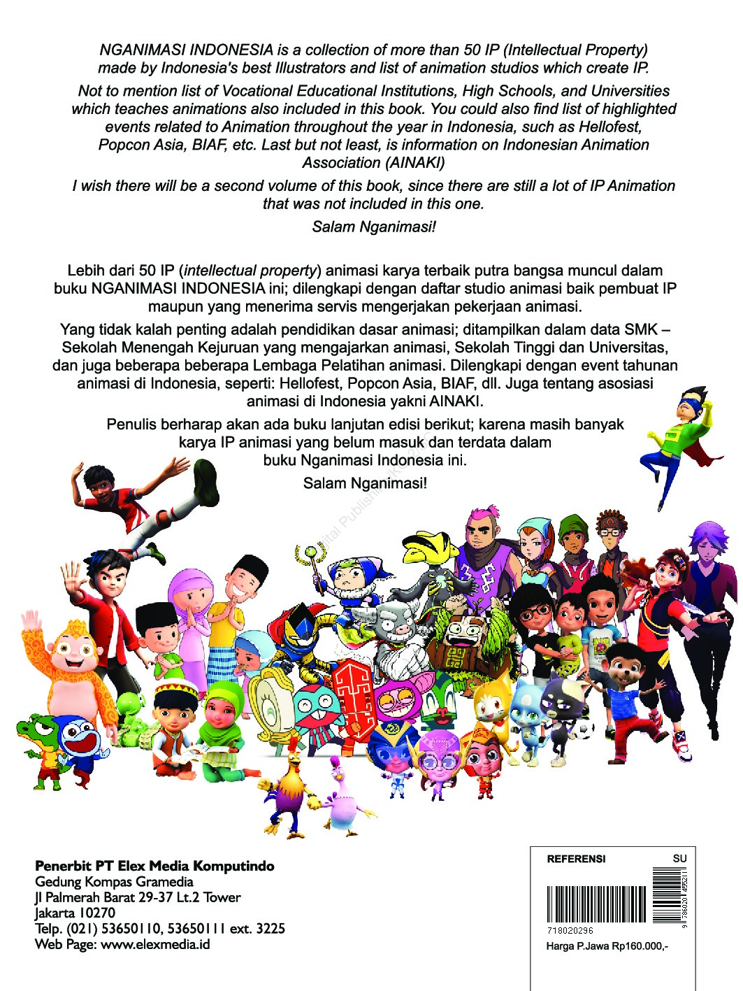 Jual Buku Nganimasi Indonesia INDONESIA ANIMATION INDUSTRY DATA oleh ...
