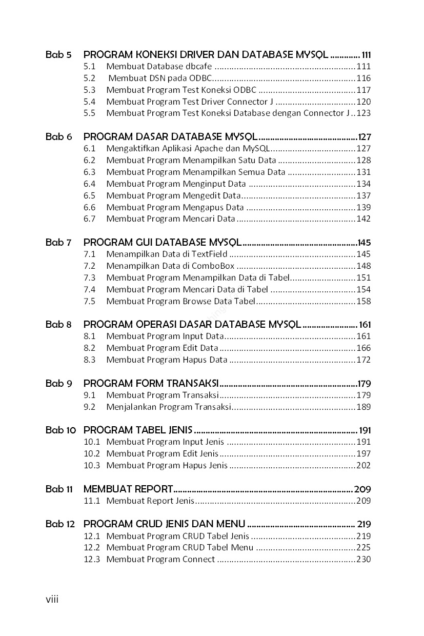Jual Buku Tip & Trik Program Database Java oleh Ir. Yuniar Supardi ...