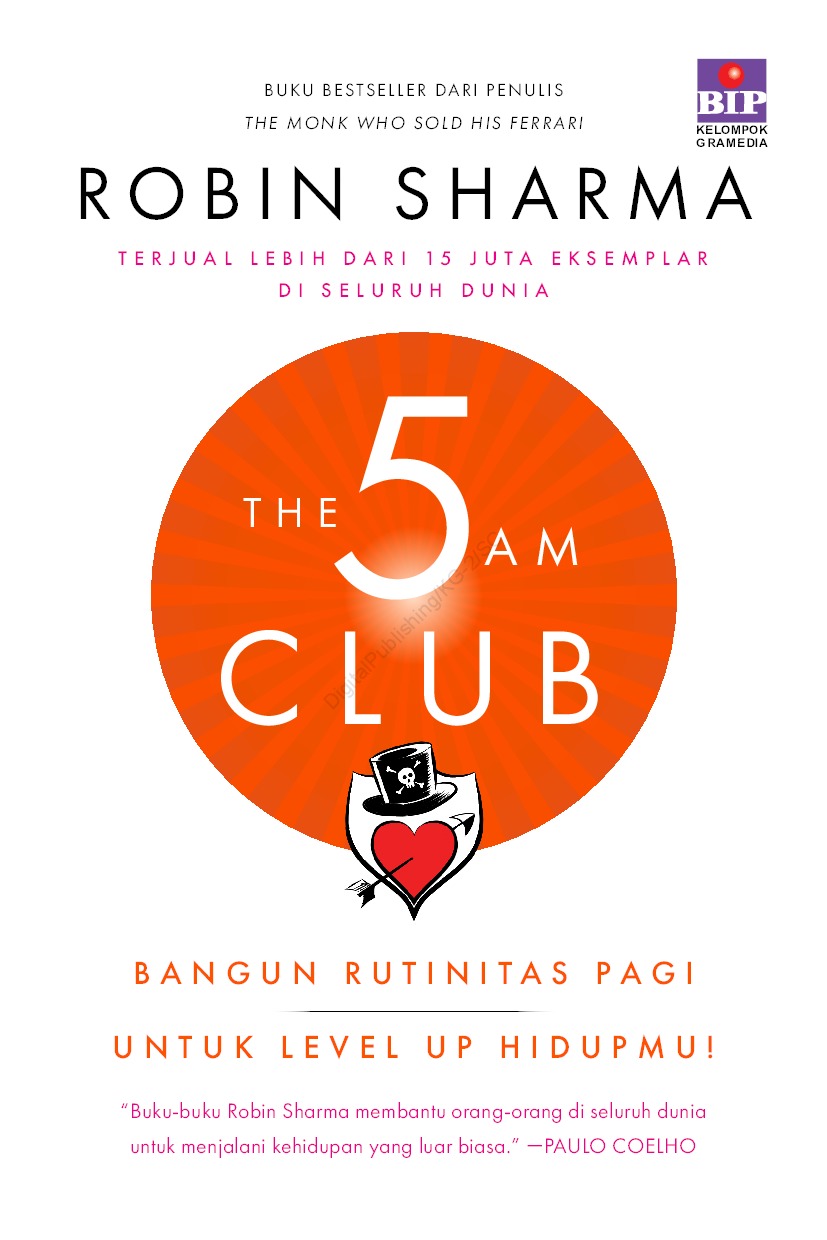 home buku the 5 am club bangun rutinitas pagi untuk level up hidupmu