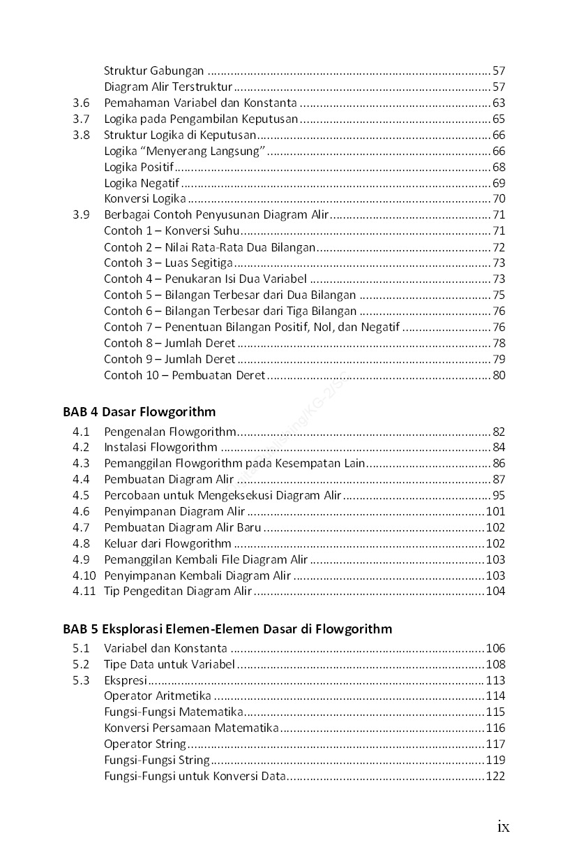 Jual Buku Dasar Logika Pemrograman Komputer (Update Version) oleh Abdul ...