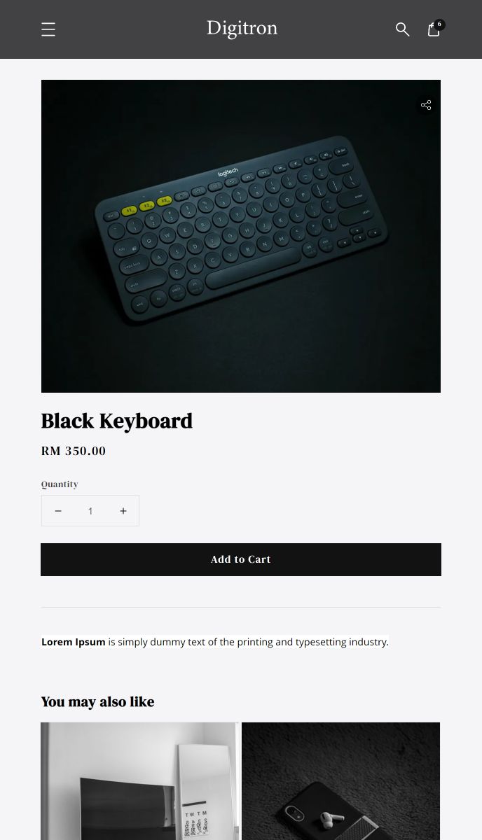 Digitron | Beautiful Themes | EasyStore