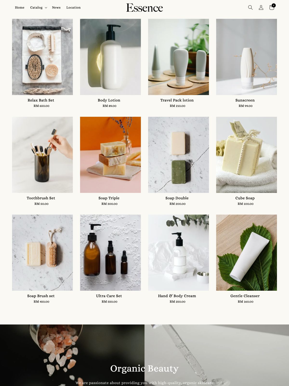 Essence theme | EasyStore