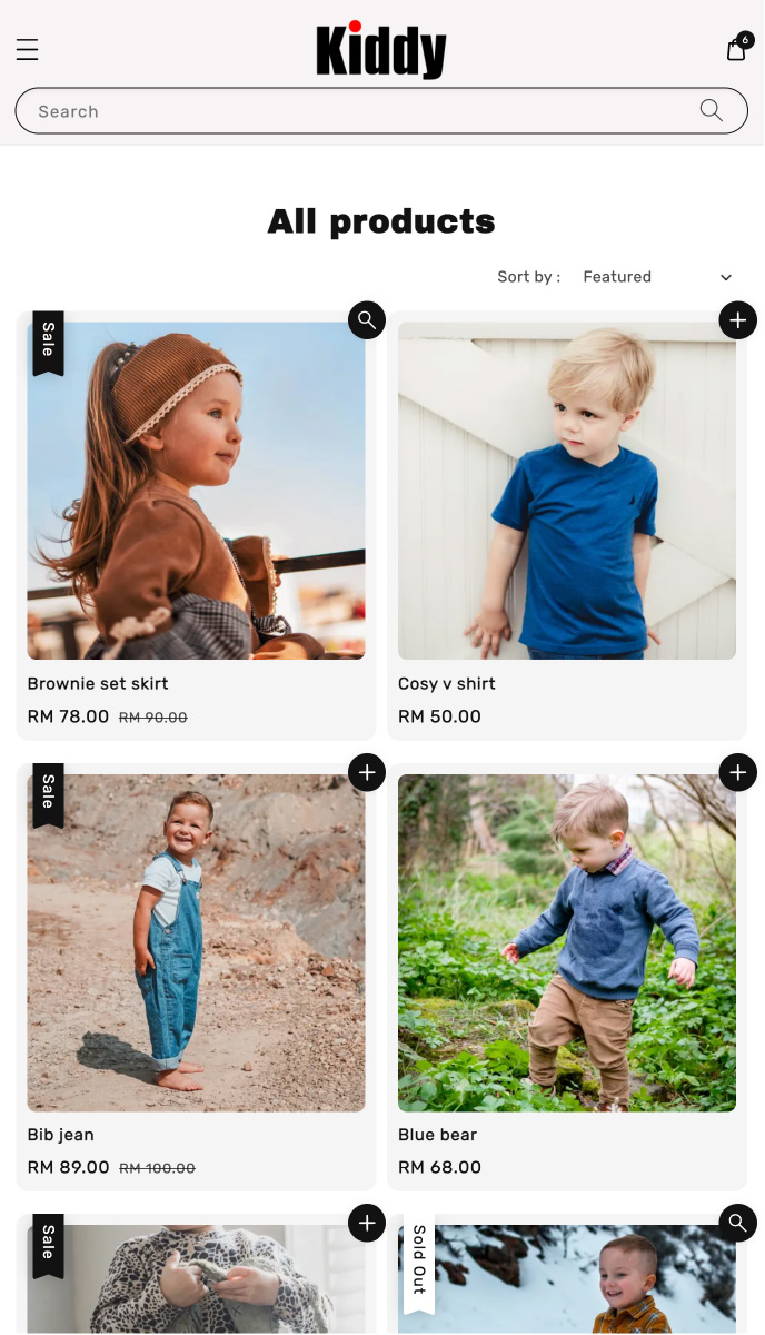 Kiddy | Beautiful Themes | EasyStore