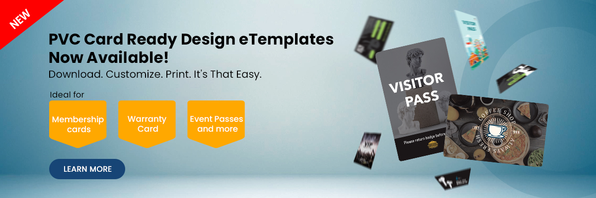PVC Card Ready Design eTemplates Now Available!