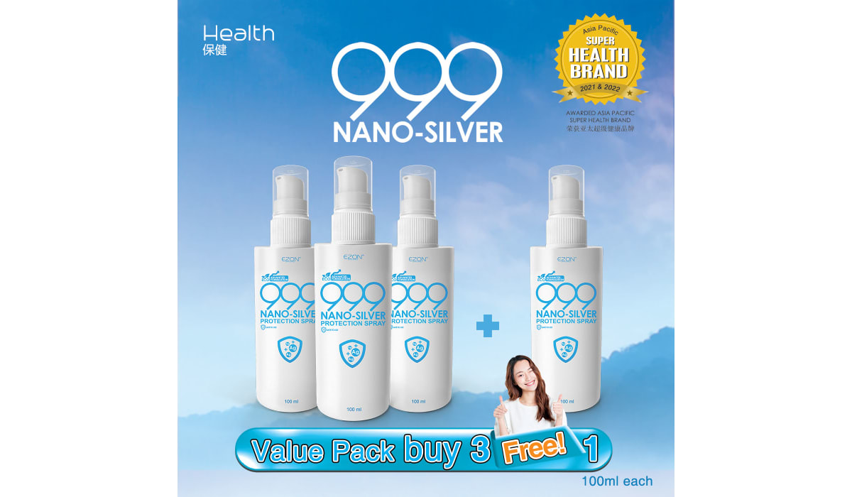 999 Nano-Silver Buy 3 Free 1 Package