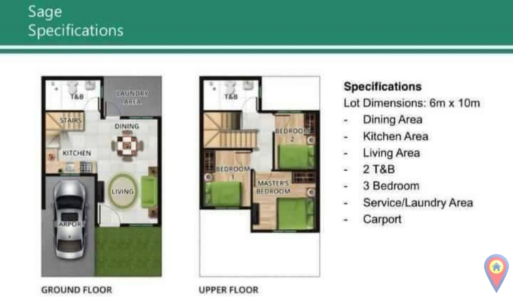 Emerald Estates Iloilo Model Sage | Filipino Homes