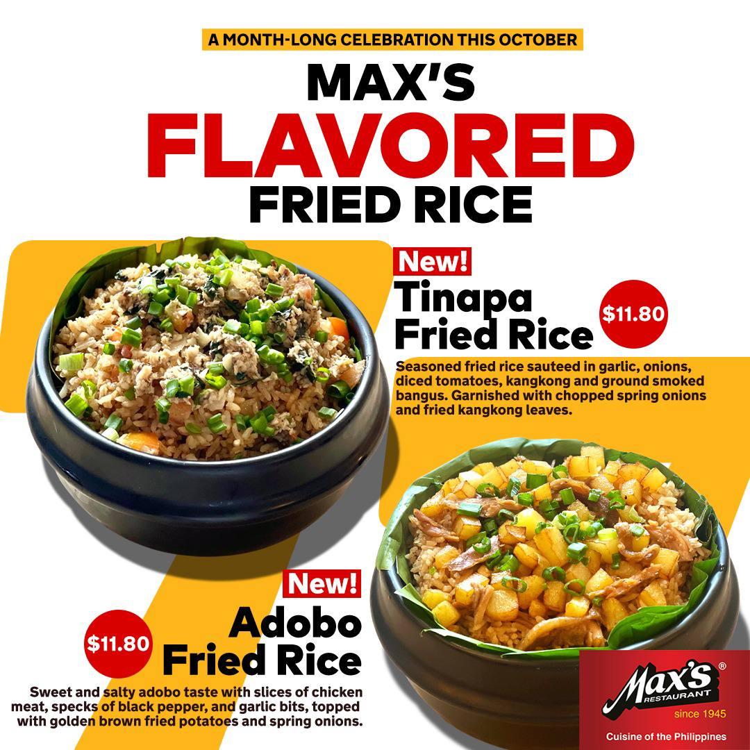 Max's Restaurant | Islandwide Delivery or Pickup | Order Online