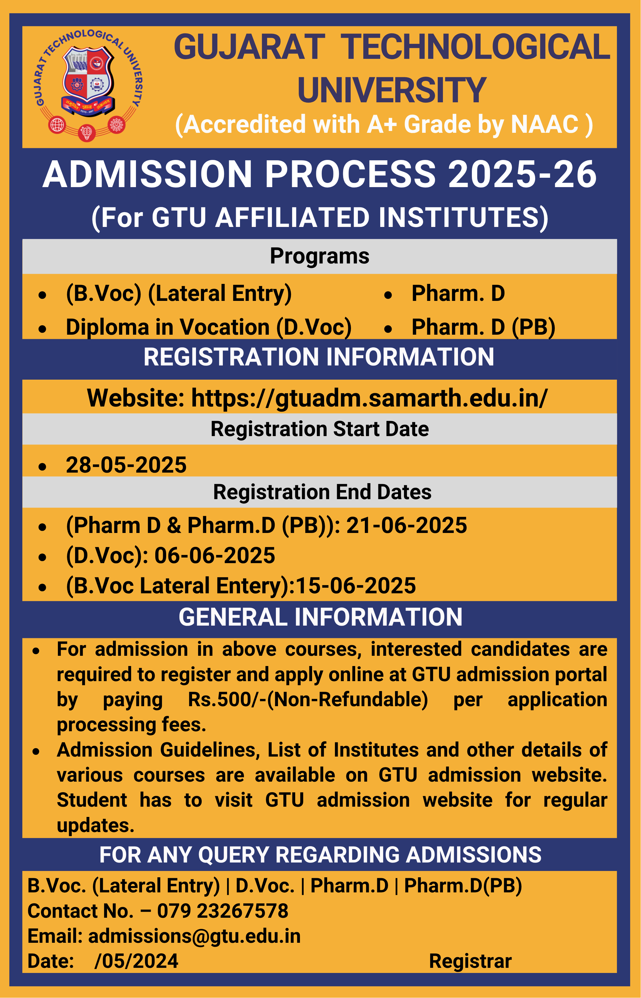 Welcome to Gujarat Technological University