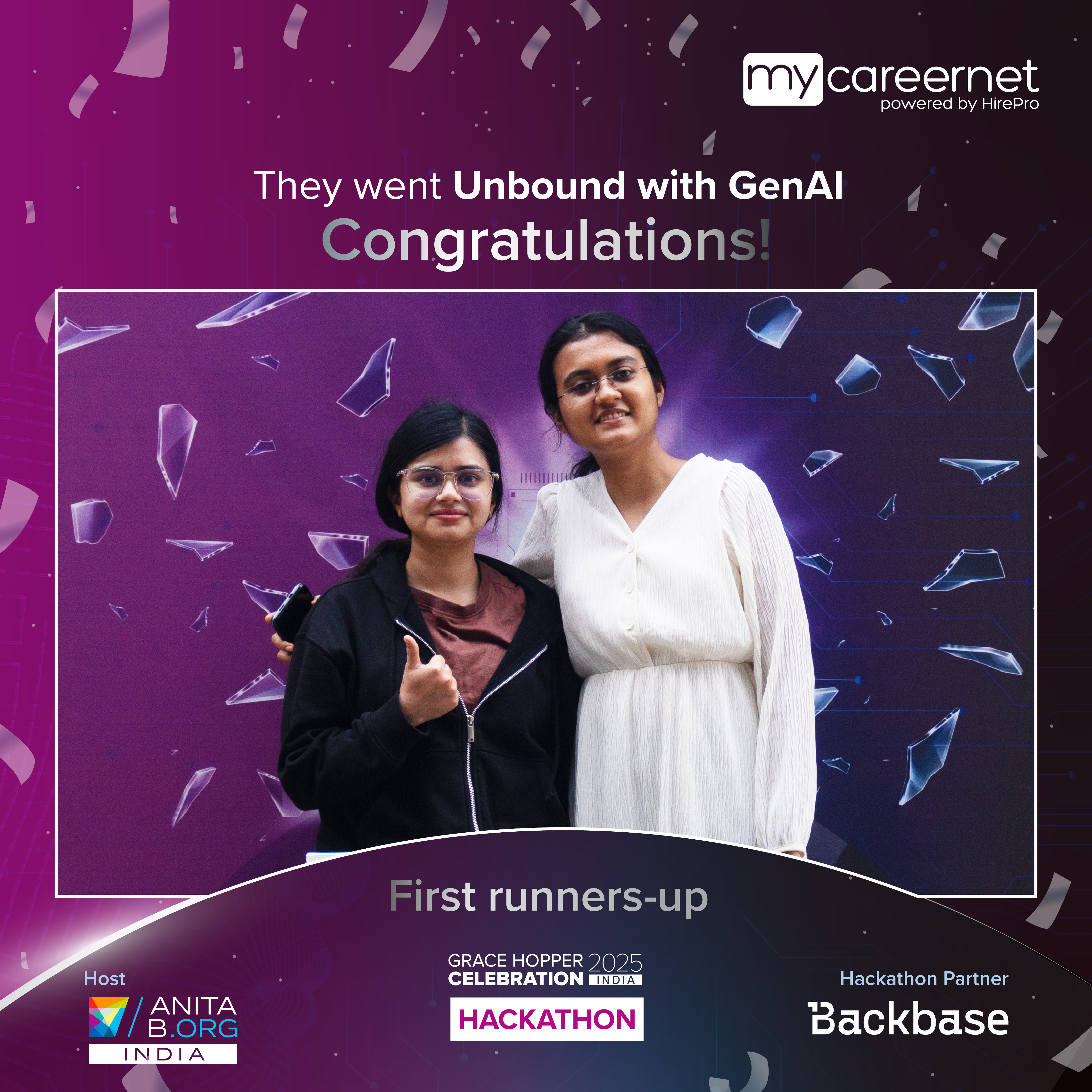 AnitaB.org India GHCI 25 Hackathon | Unbound with GenAI: Breaking Barriers, Creating Impact ...