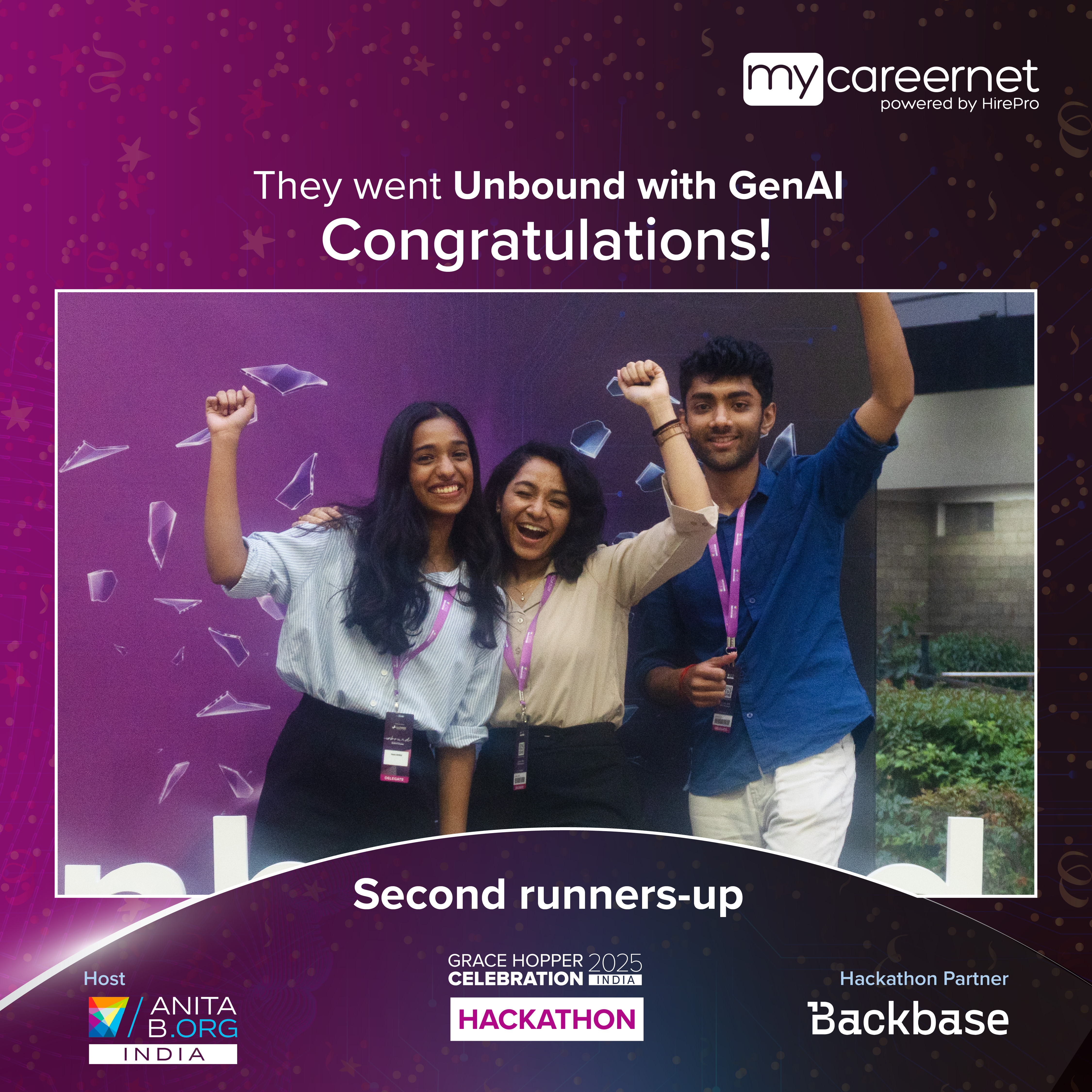 AnitaB.org India GHCI 25 Hackathon | Unbound with GenAI: Breaking Barriers, Creating Impact ...