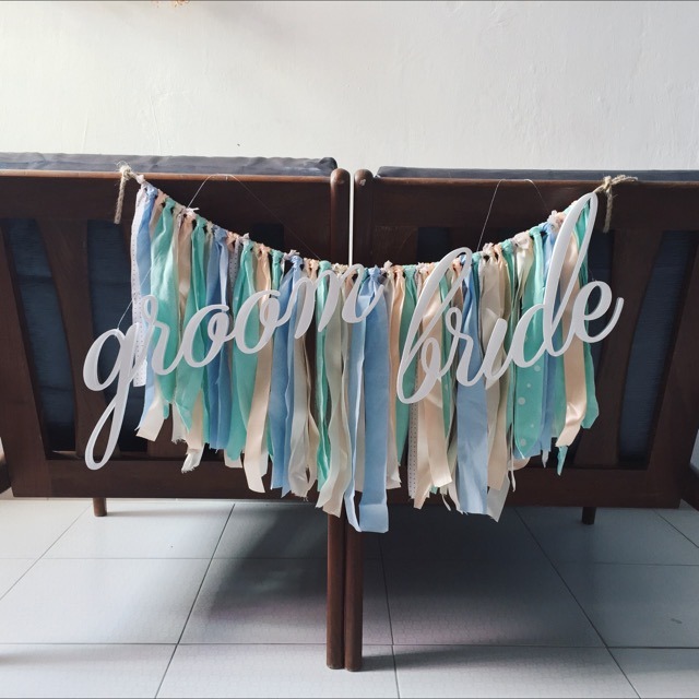 Solemnization Chairs - HappyCo Handlettering & Décor | Hitcheed