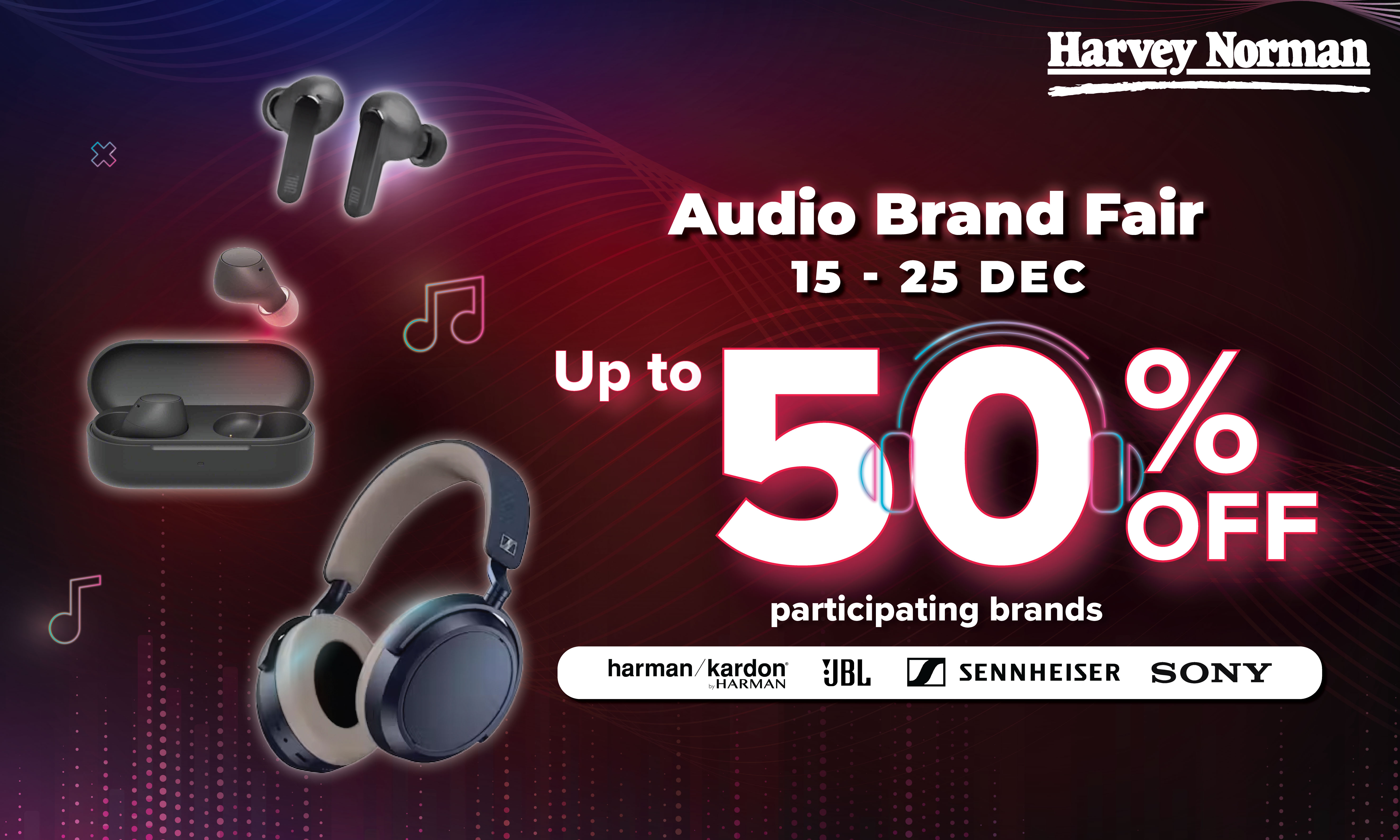 Audio Brand Fair 2025 | Harvey Norman Singapore