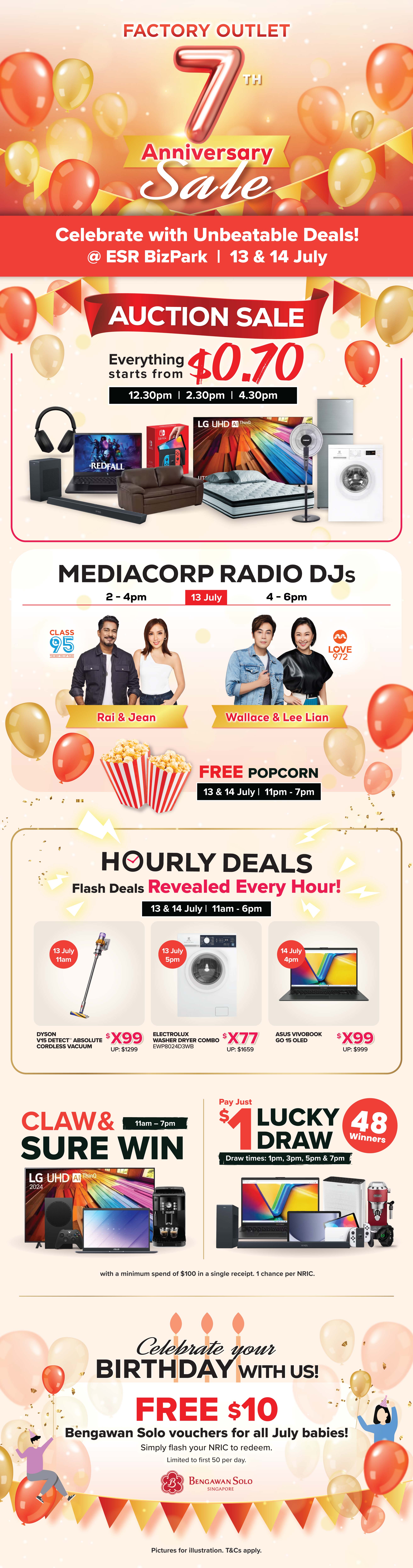 Factory Outlet Event - FO 7th Anniversary | Harvey Norman Singapore