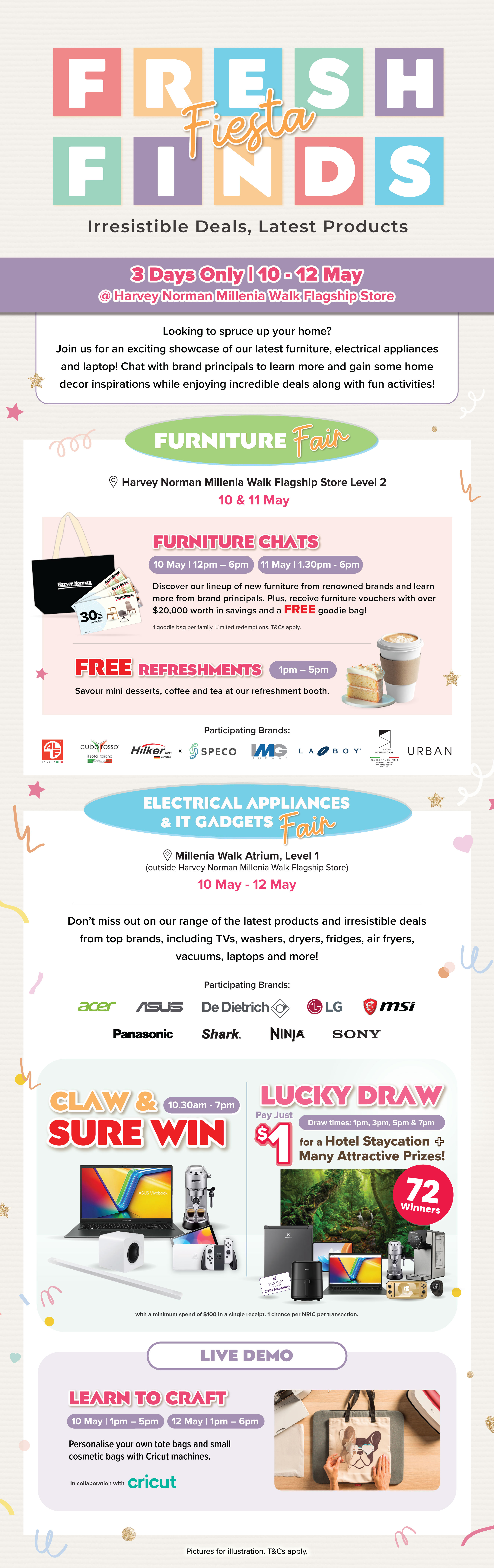 Fresh Finds Fiesta at Millenia Walk | Harvey Norman Singapore