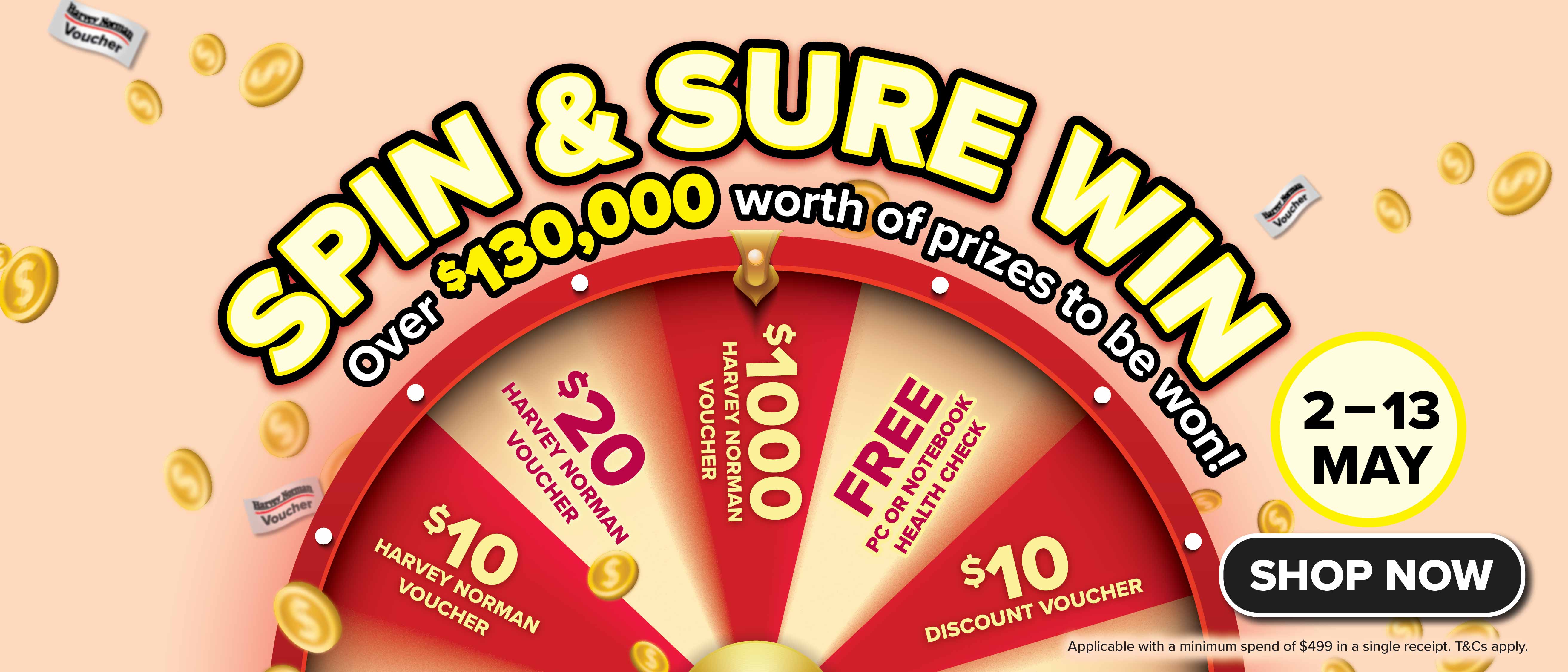 Spin & Sure Win 2024 IT | Harvey Norman Singapore